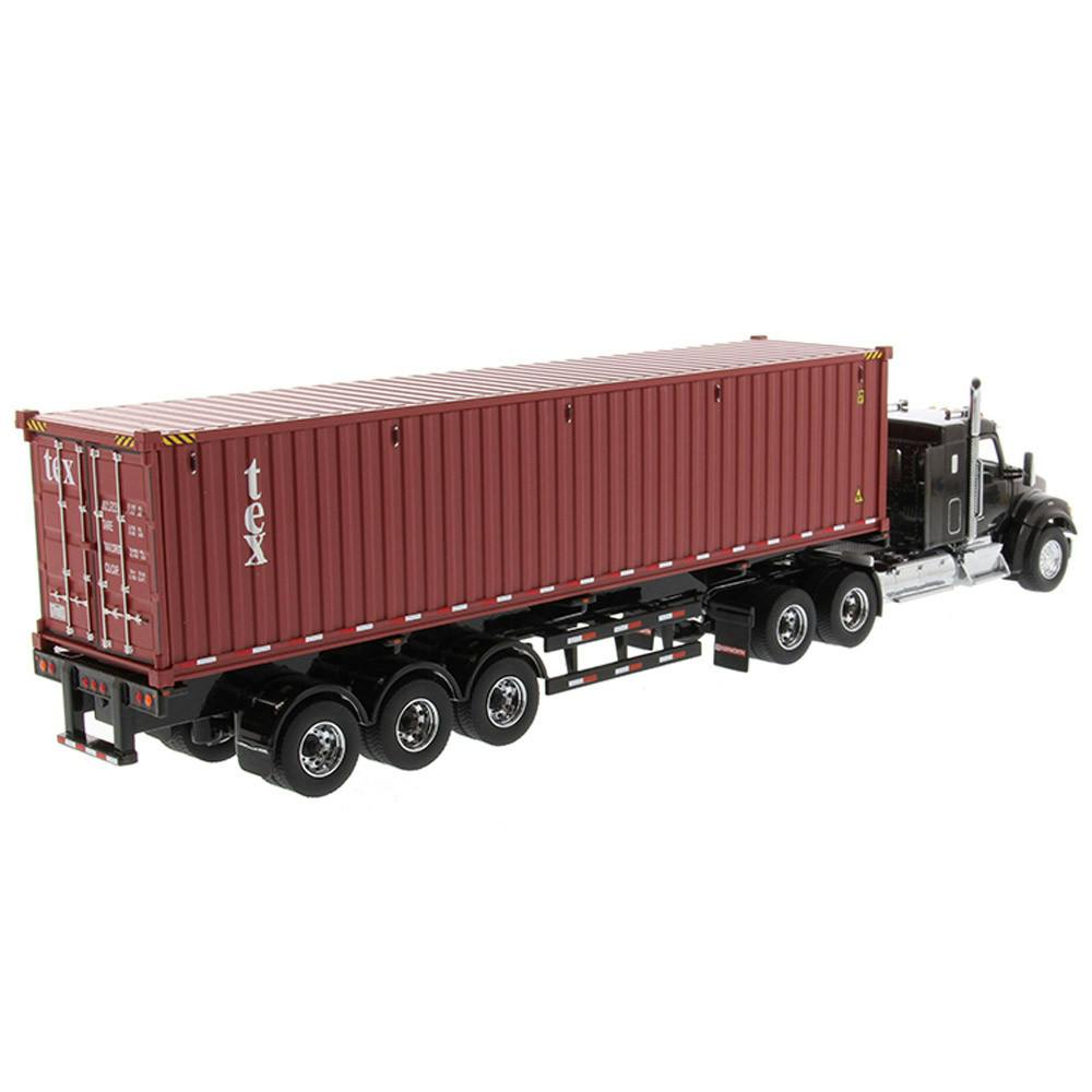 Kenworth T880 SFFA 40" Sleeper & 40' Dry Goods Sea Container Replica 1/ ...