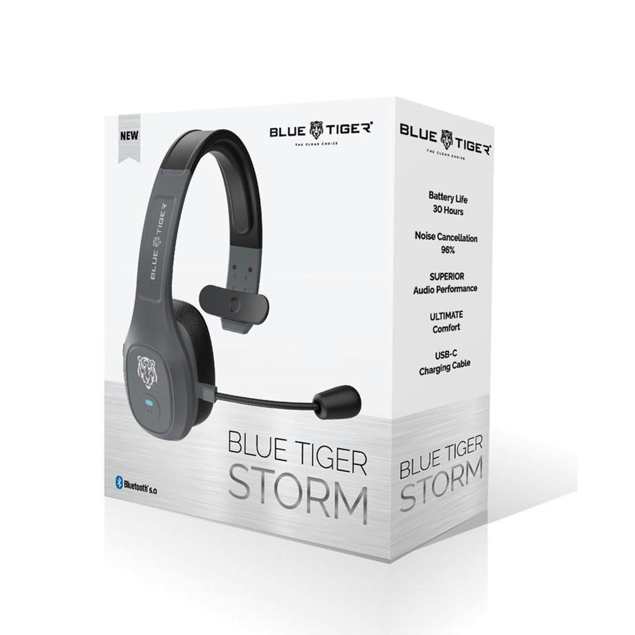 Blue Tiger Storm Wireless Bluetooth Headset - Raney's Truck Parts