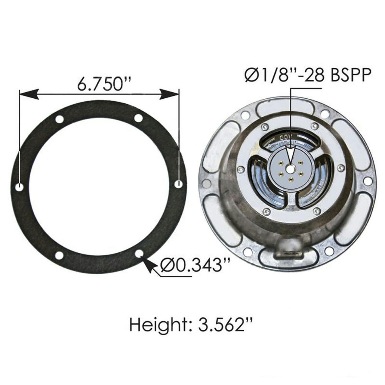 PSI Stemco Type Hub Cap - Raney's Truck Parts