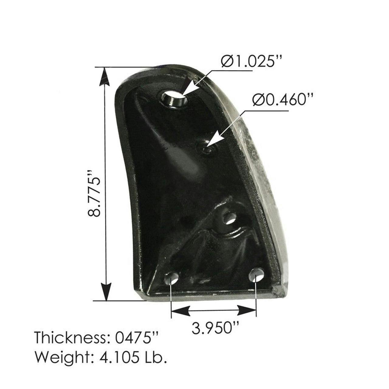 Peterbilt Air Trac Rear Upper Shock Bracket C111126 - Raney's Truck Parts