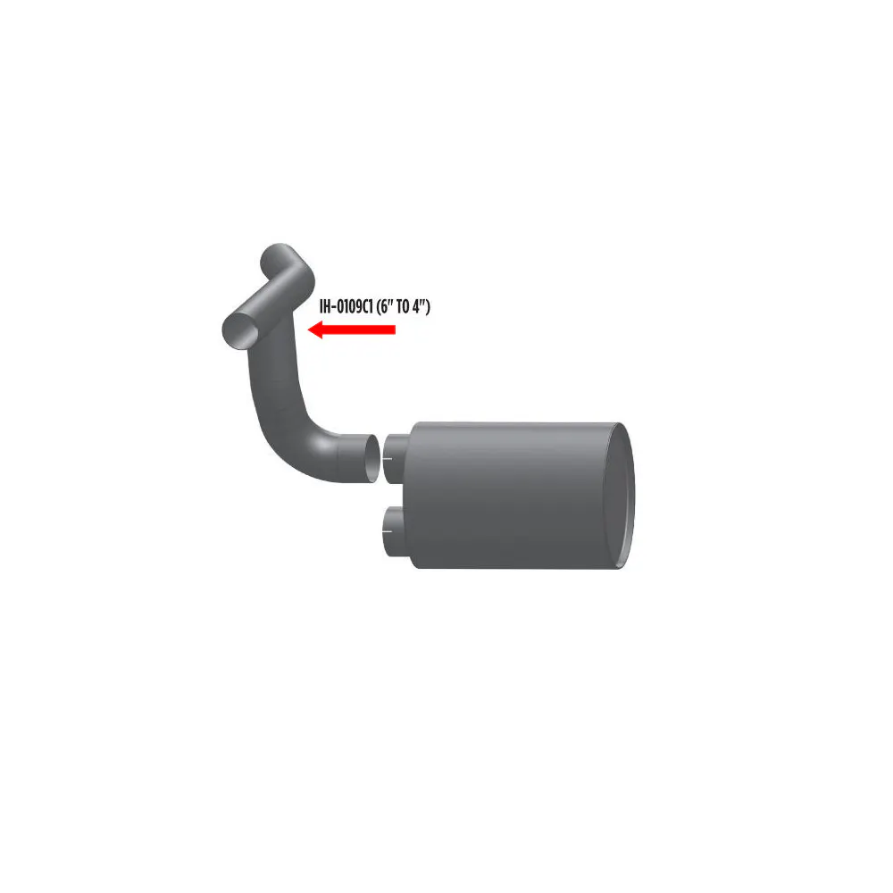 International 9400 9900 Aluminized Y Pipe 3530109C1 - Raney's Truck Parts