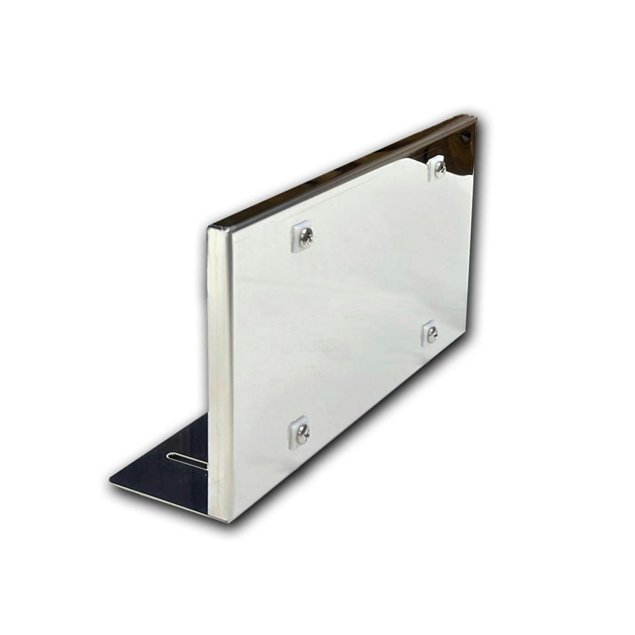 Stainless Steel Universal Under Bumper Mount Single License Plate ...