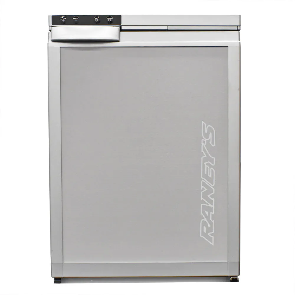 12V Semi-Truck Refrigerator Freezer Combo (Silver)