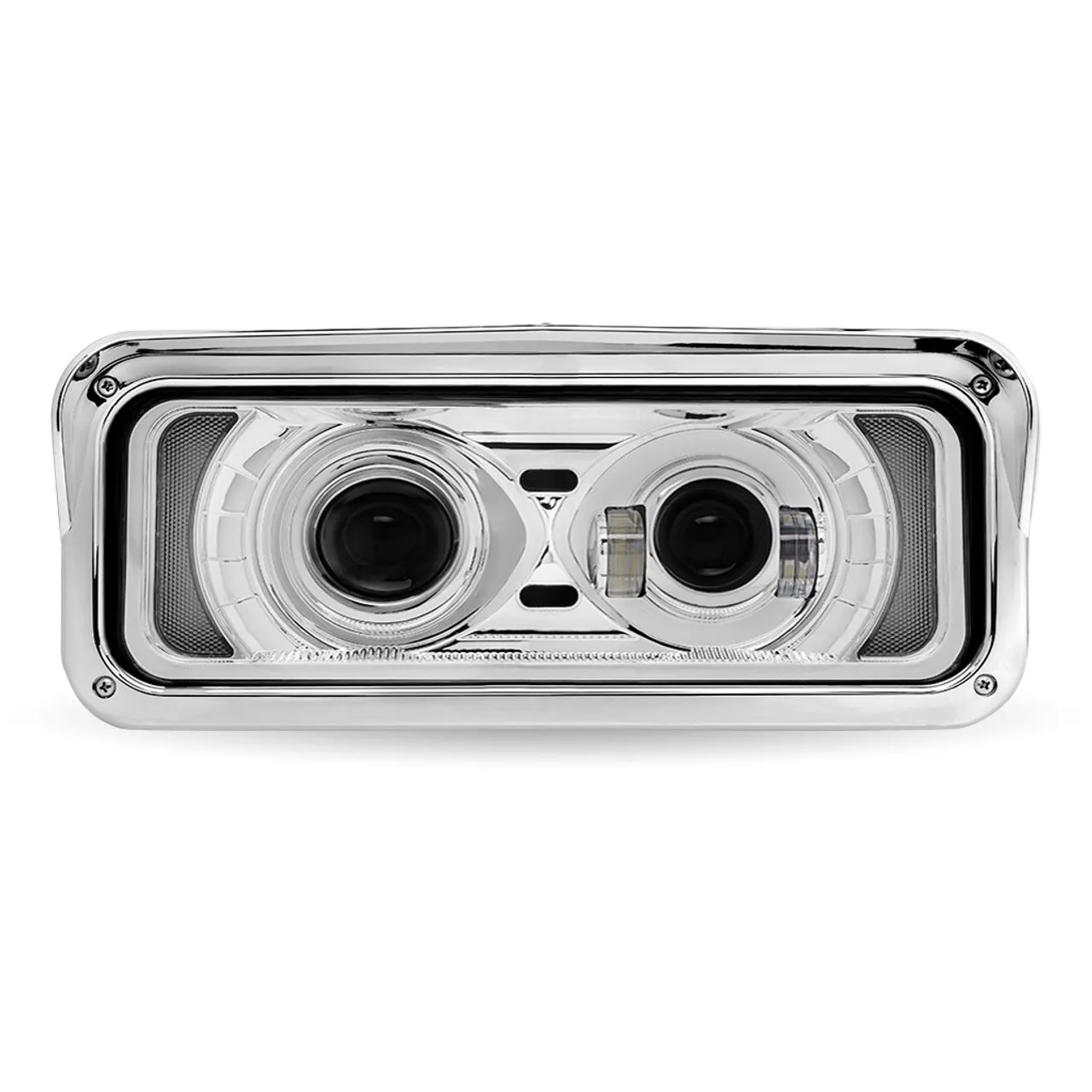 Kenworth W900 T800 T600 Chrome Projector Headlight Assembly With ...