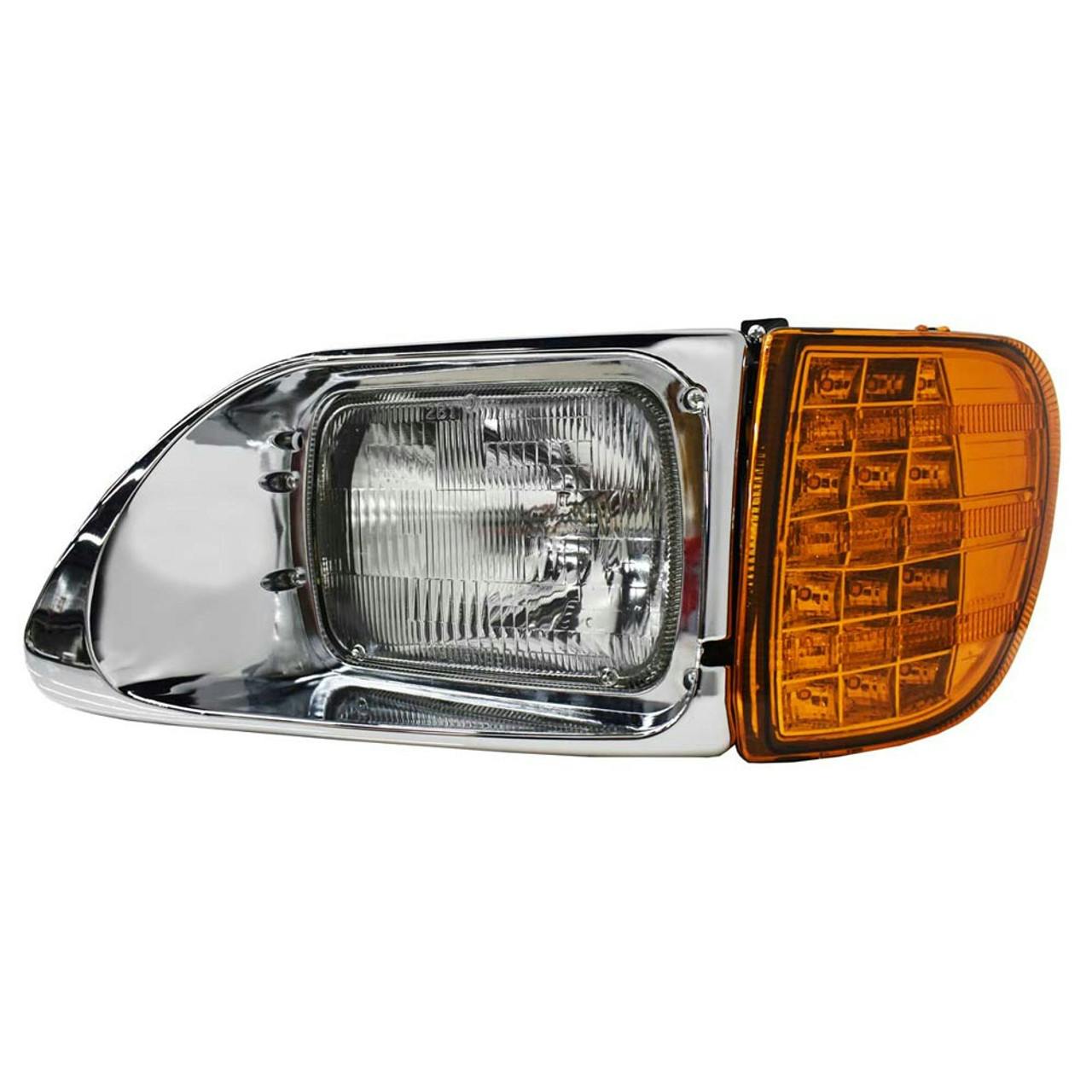 International 9200 9400 4700 5900i Headlights With LED Turn Signal ...