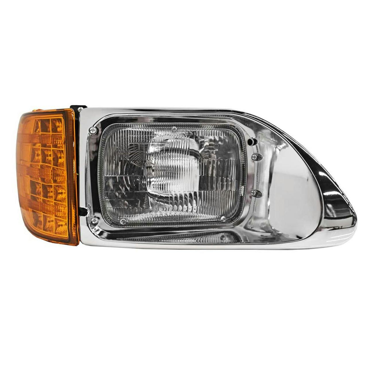 International 9200 9400 4700 5900i Headlights With LED Turn Signal ...