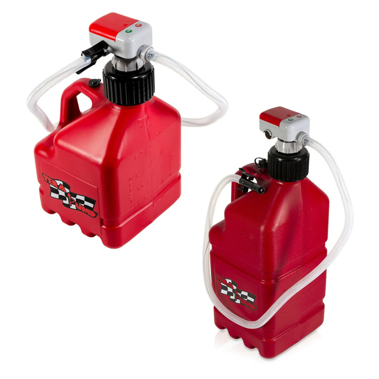 Battery Powered 2.3 GPM Transfer Pump With Racing Jug TRJ3XLR TRJ5XLR ...