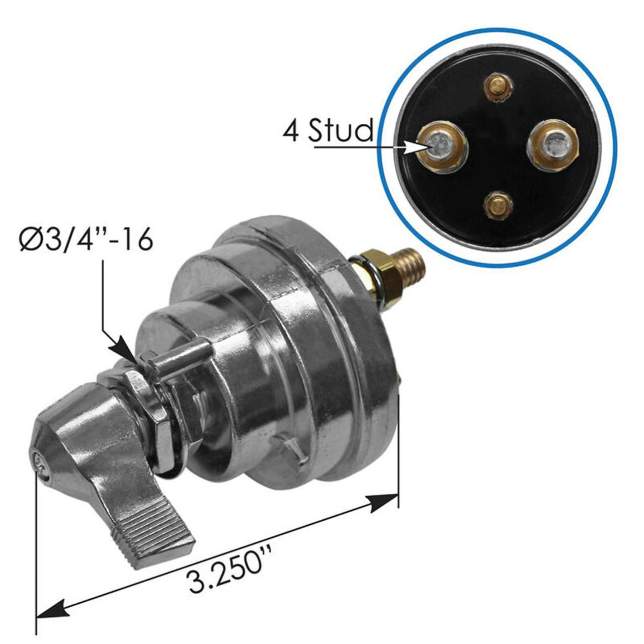 Master Disconnect DPST Switch BE20070 422697 191046 7590401
