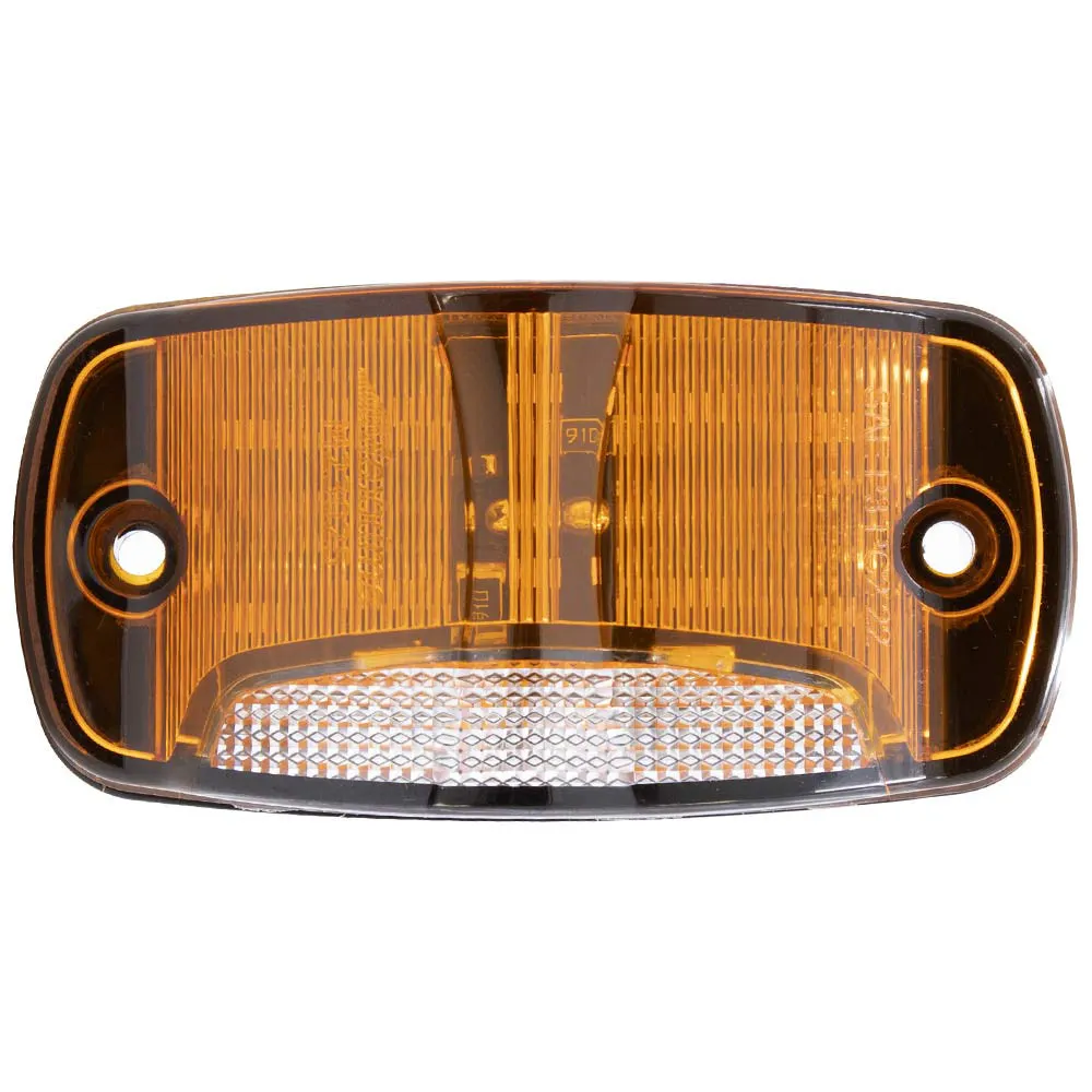 16 LED 4" Rectangular Clearance Marker Light With Blue Ground Light By ...