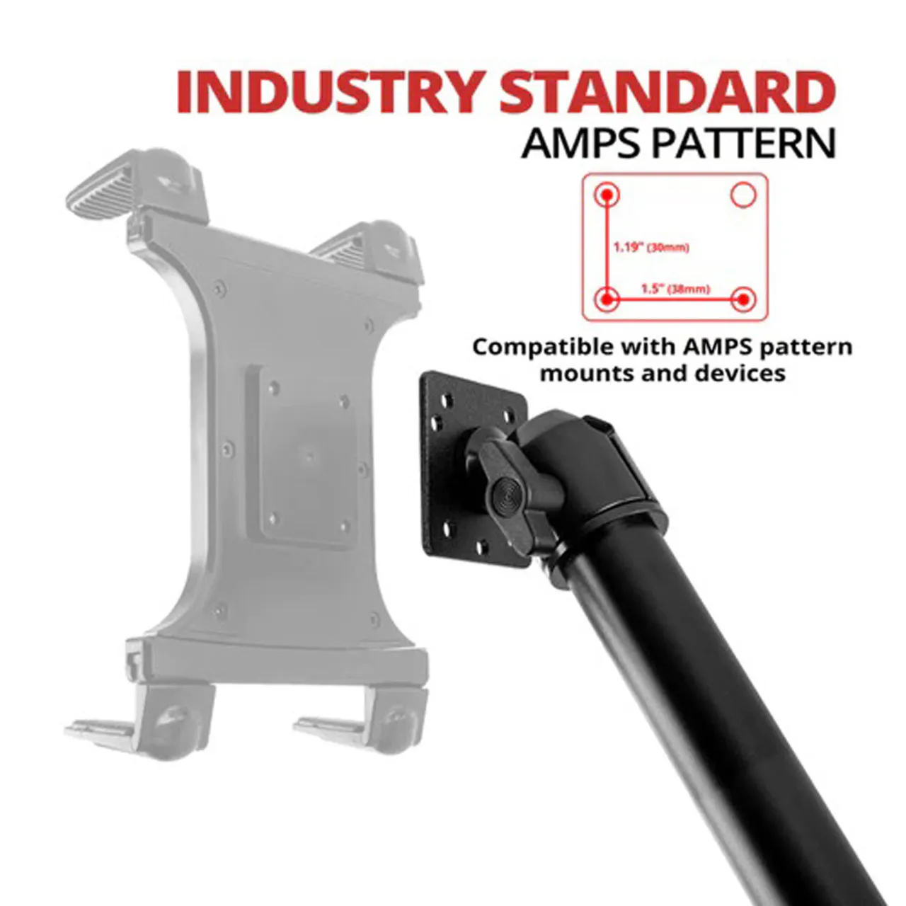 Seat Rail Floor Bolt Tablet Mount