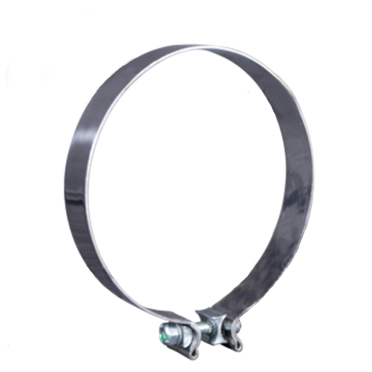 7" Polished Stainless Steel Exhaust Clamp - Raney's Truck Parts