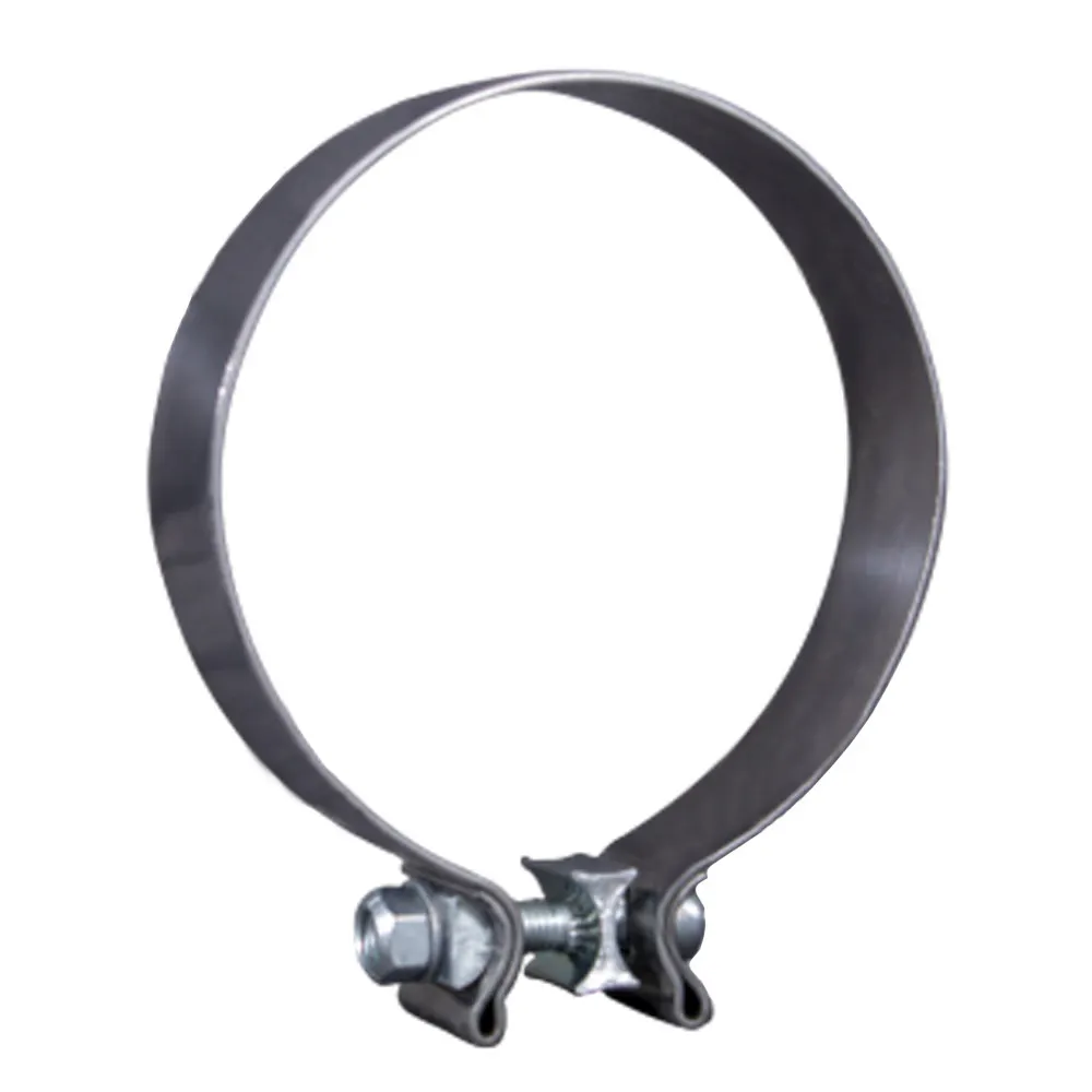 5" Polish Stainless Steel Exhaust Clamp - Raney's Truck Parts