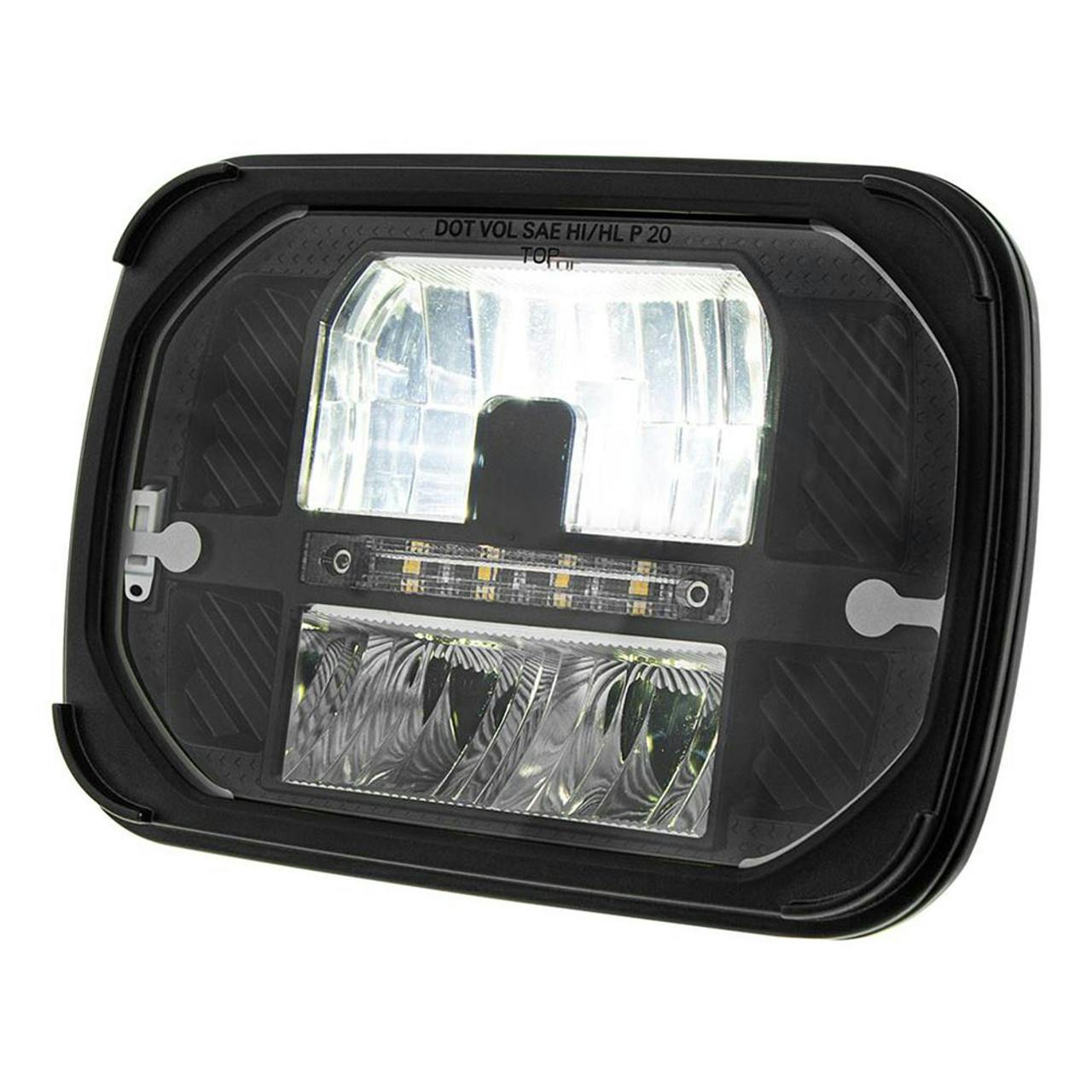 ULTRALIT 5"x7" Heated LED Headlight With White Position Light - Raney's ...