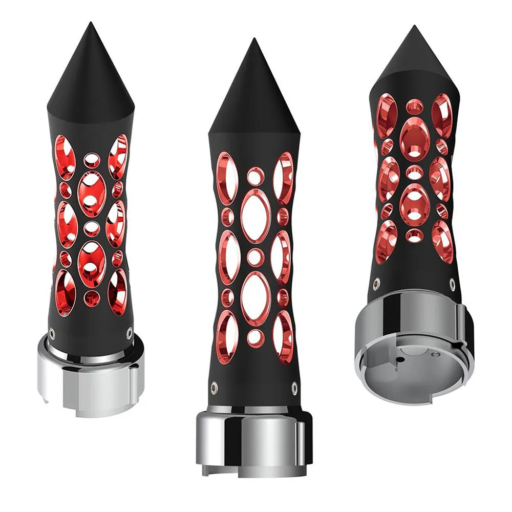 Black Thread-On Daytona Spike Vertical LED Shift Knob - Raney's Truck Parts