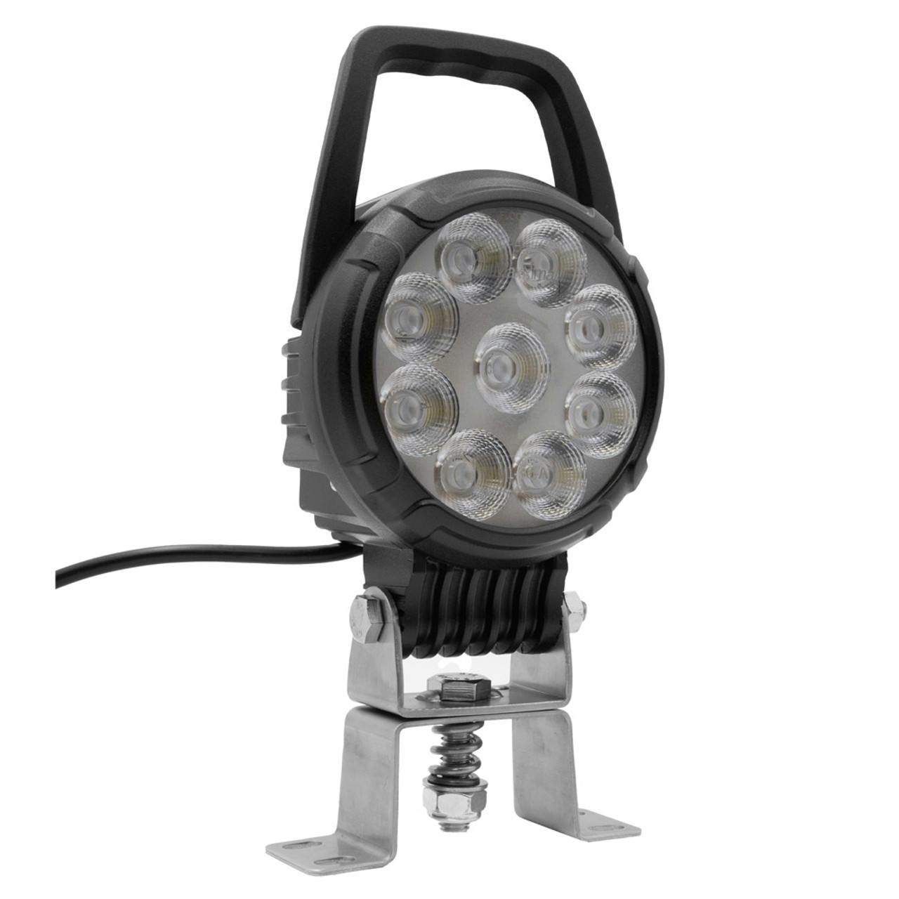 9 LED 3.2" Round Adjustable Work Light By Maxxima - Raney's Truck Parts