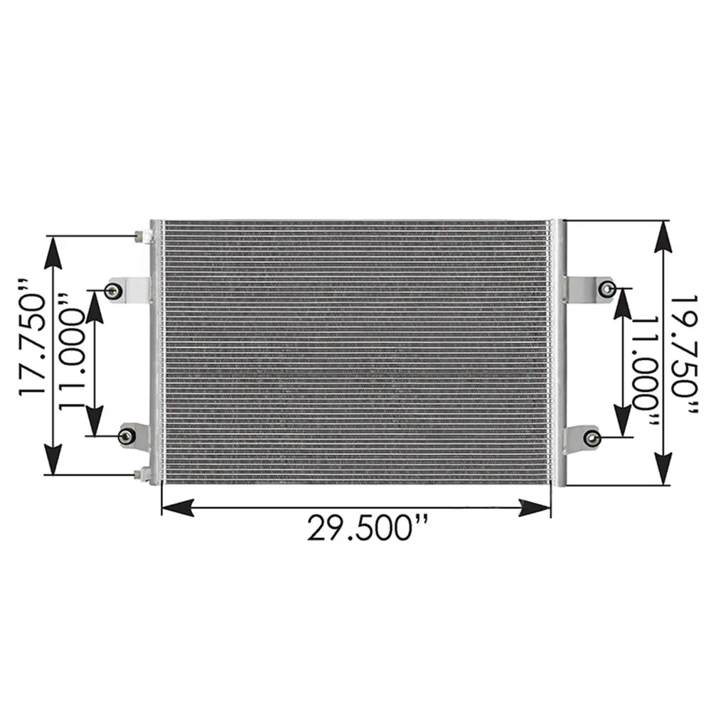 Mack Air Conditioner Condenser 210RD511M 210RD57M - Raney's Truck Parts