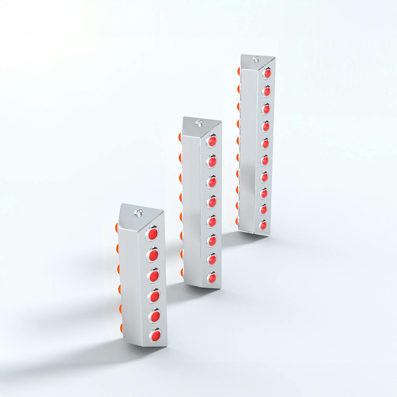 Phantom Universal Lightbars With 3/4" Button LEDs - Raney's Truck Parts