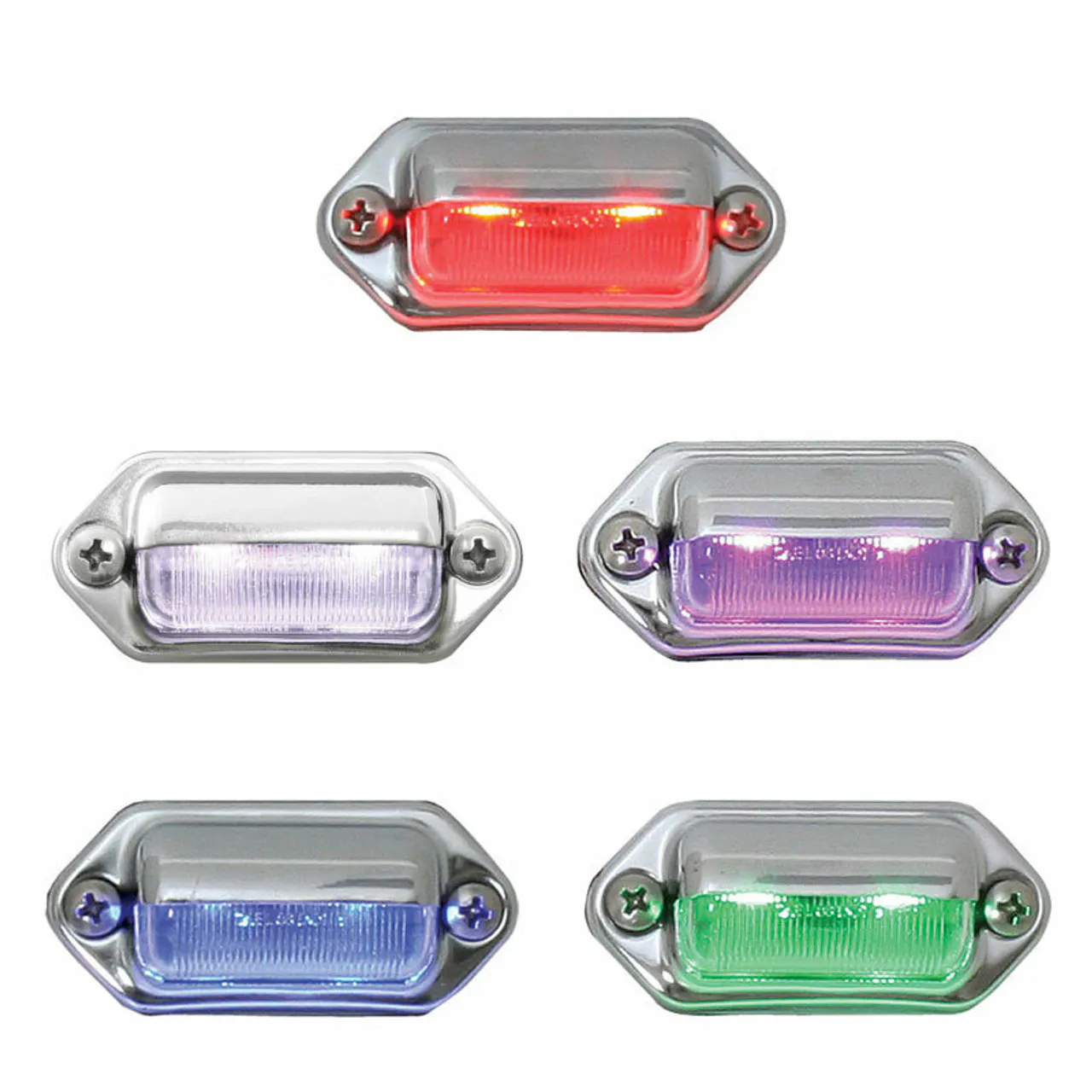 2 LED Blue Step Light By Grand General - Raney's Truck Parts