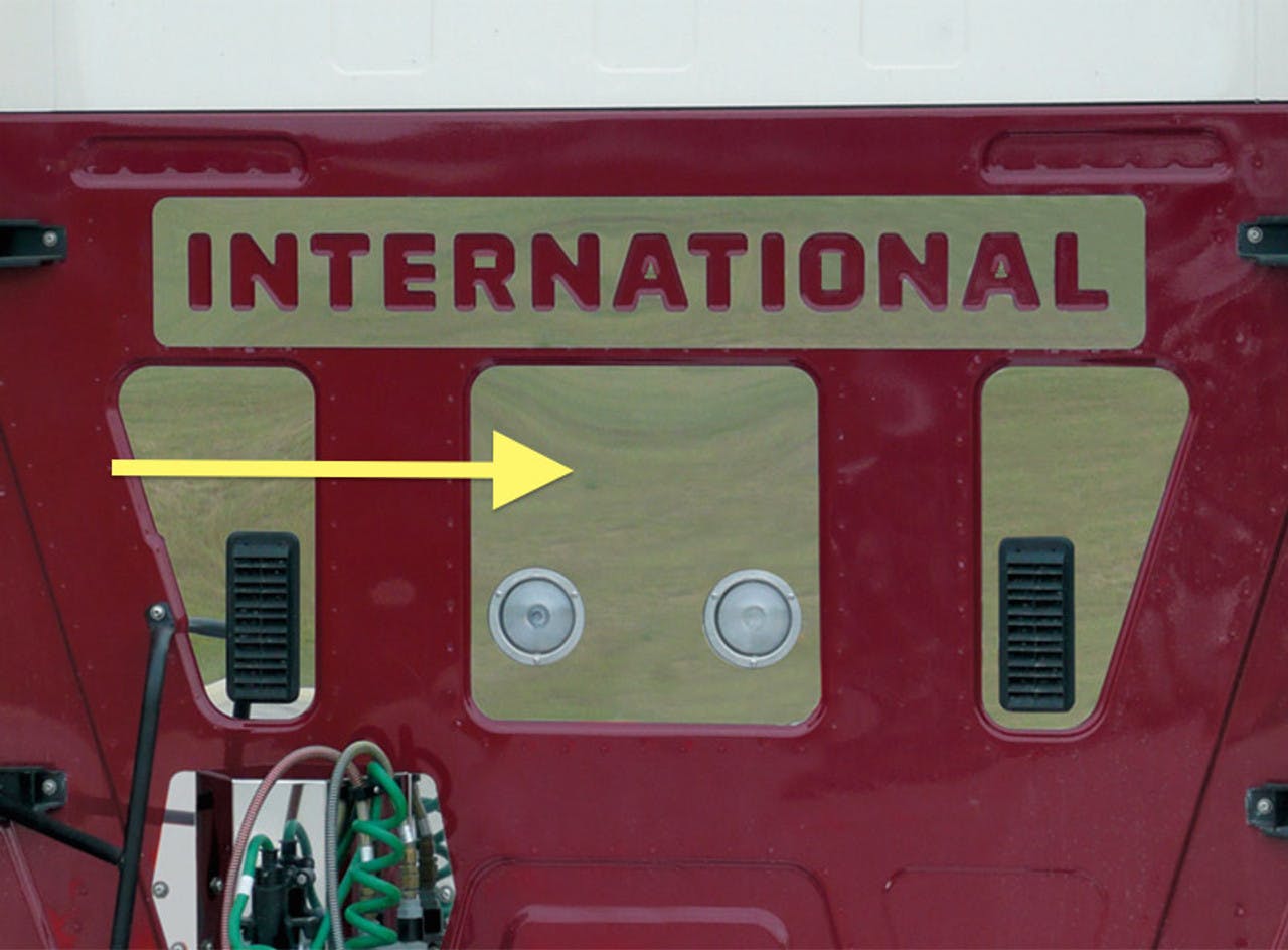 International ProStar LoneStar Back Of Sleeper Load Light Trim By ...