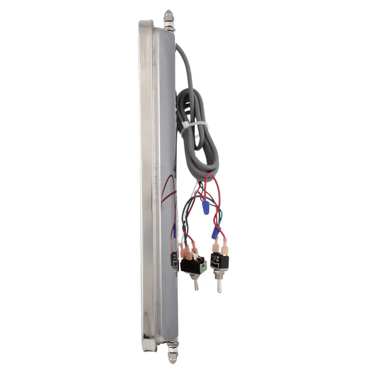 7" x 16" West Coast Mirror Motorized & Heated Stainless Steel 97840 ...