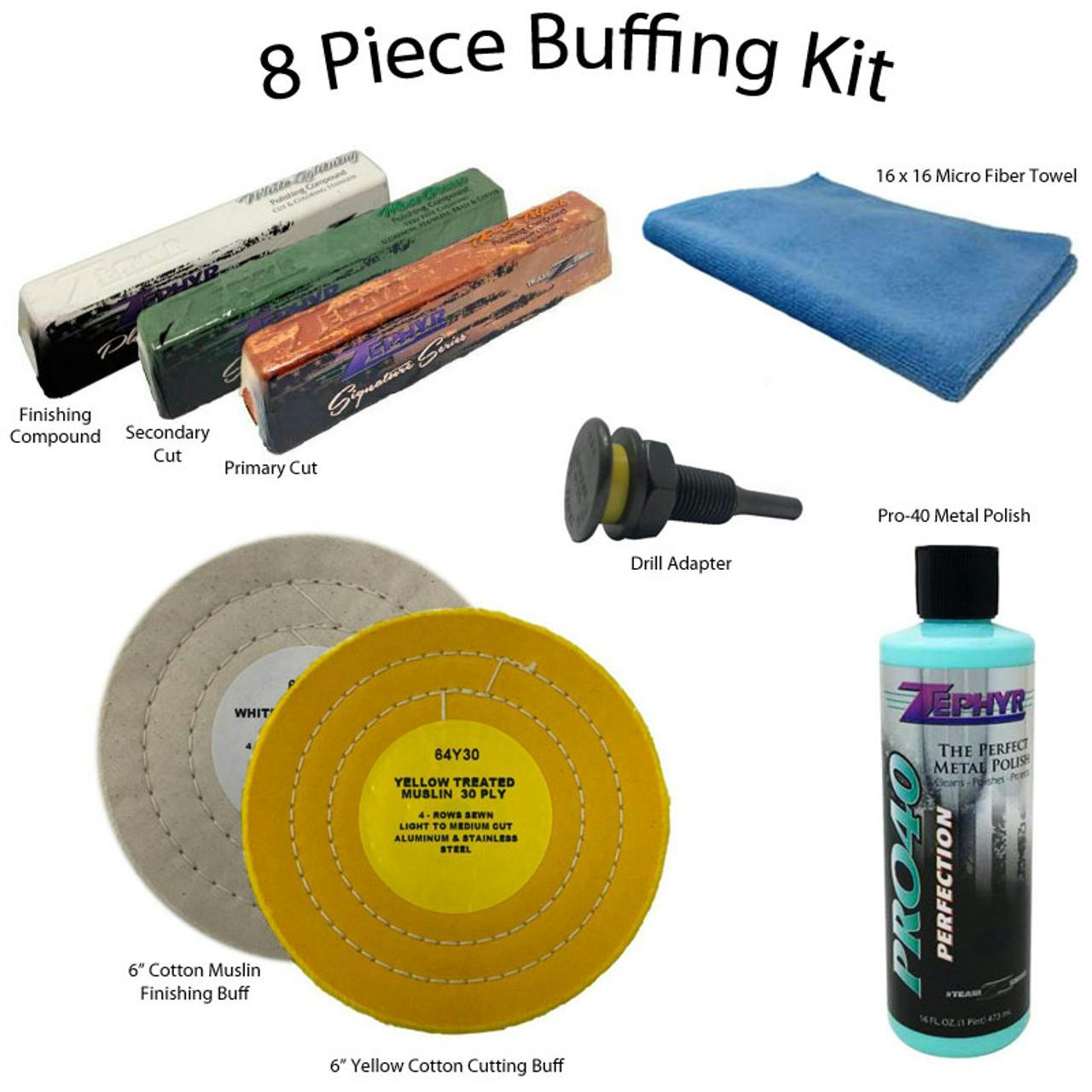 Zephyr 8 Piece Buffing Kit - Raney's Truck Parts
