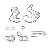 Holland FWAL 5th Wheel Pin and Bushing Kit RK-06973-1