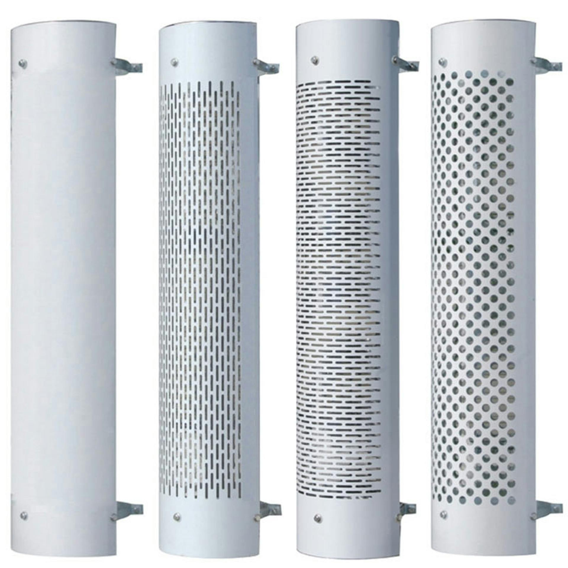 5" Stainless Steel Stack Guard Heat Shield 48" Long 180 Degree - Raney ...