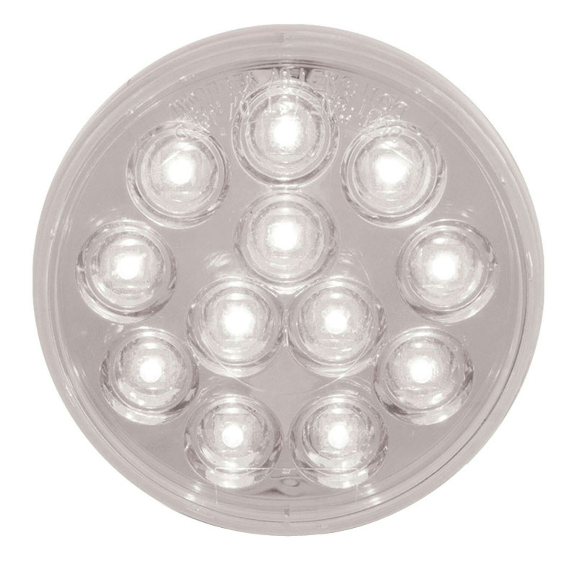 4" Chrome Round White Reflective Back-Up Light - Raney's Truck Parts