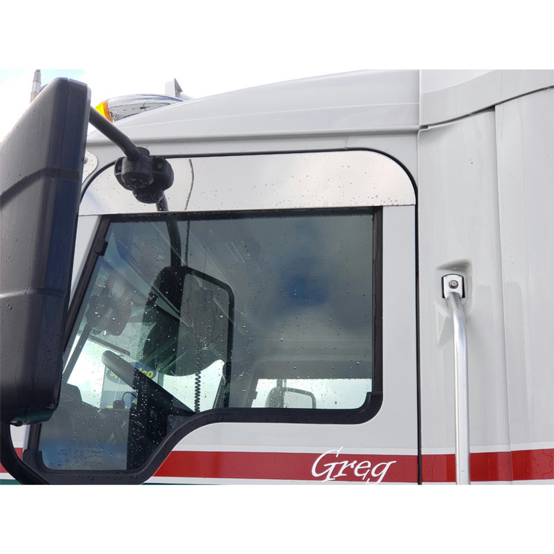 Mack Granite CV GU CL CH CT CX 2002-2013 Regular Drop Bowtie Visor By ...
