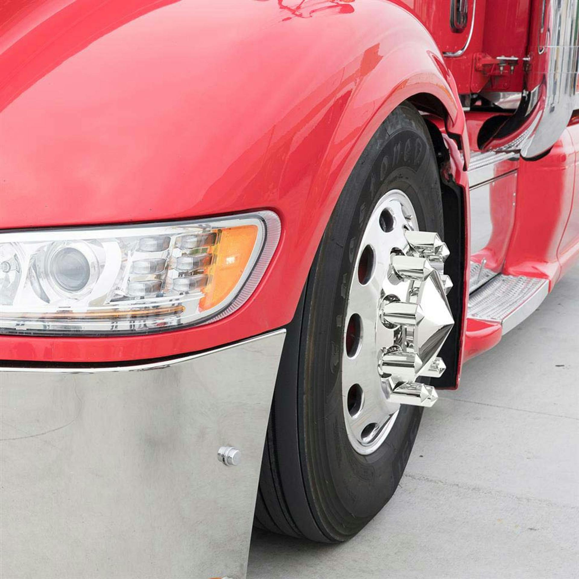 Semi-Truck Lug Nut Covers