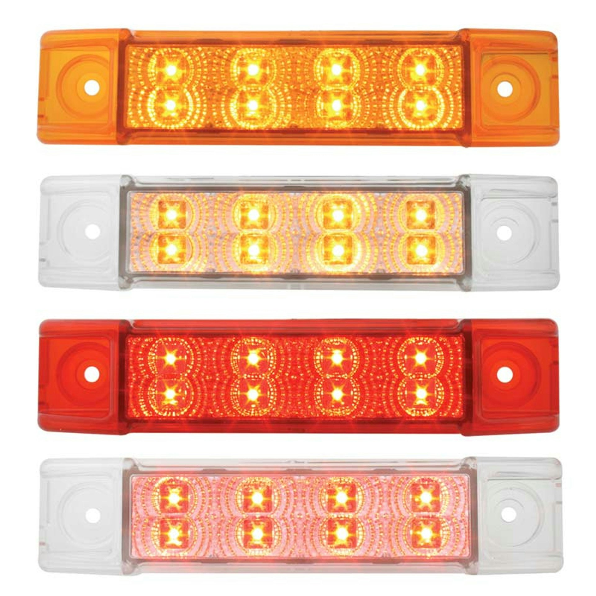 Freightliner Rectangular Amber LED Cab Light With 8 Diodes By Grand ...