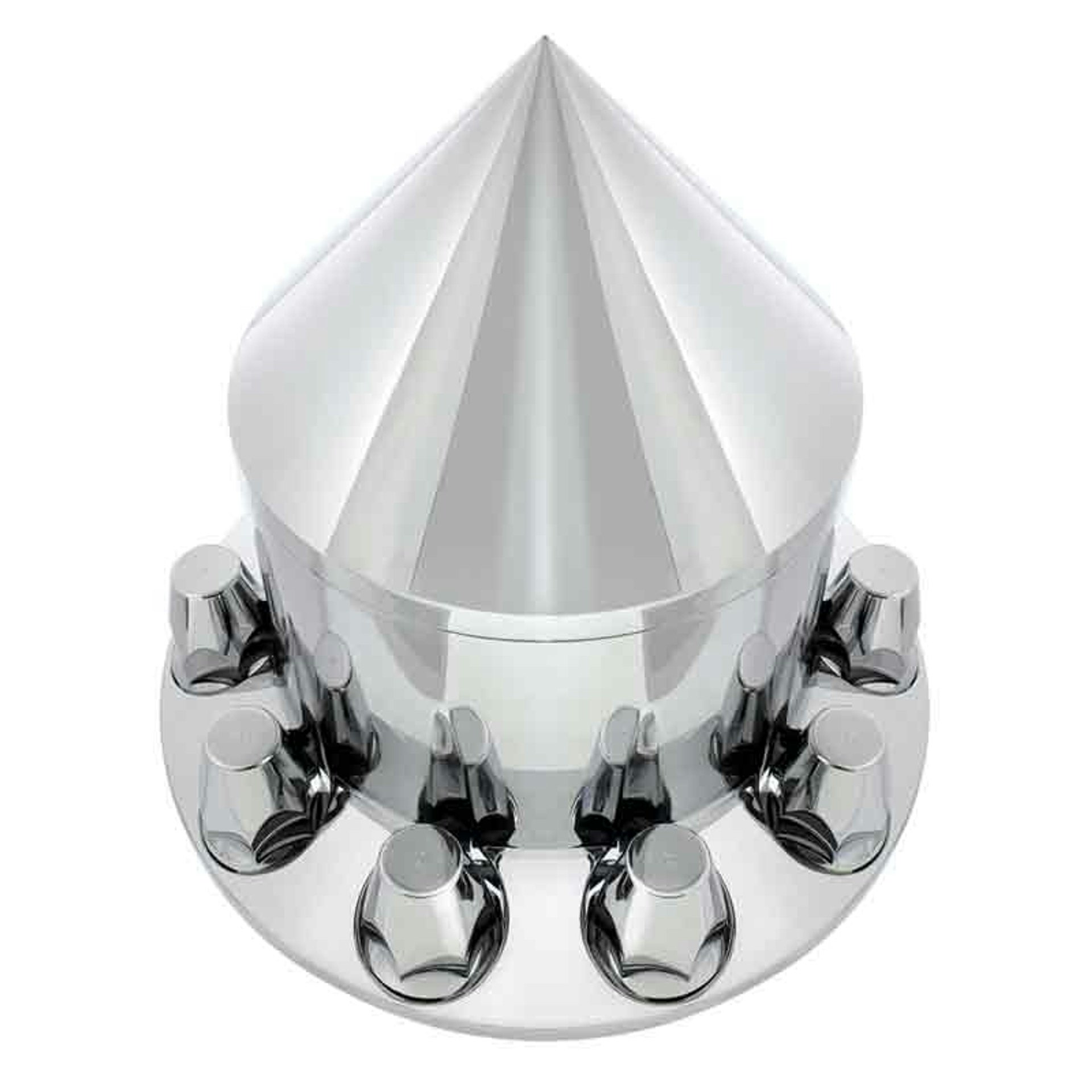 Chrome Rear Axle Wheel Cover w Hubcap & Lug Nut Covers The Gladiator ...