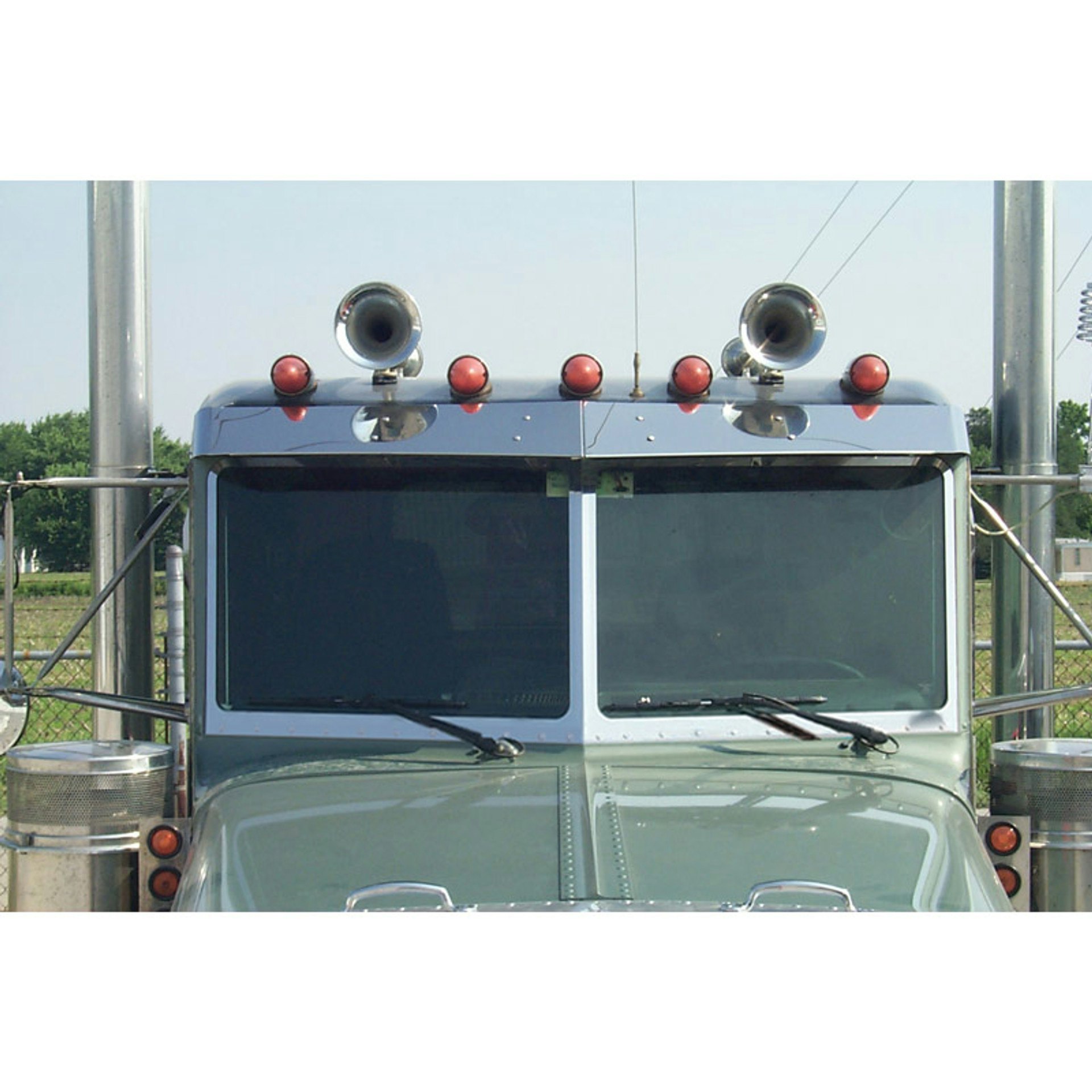 Mack Center Windshield Trim By RoadWorks - Raney's Truck Parts