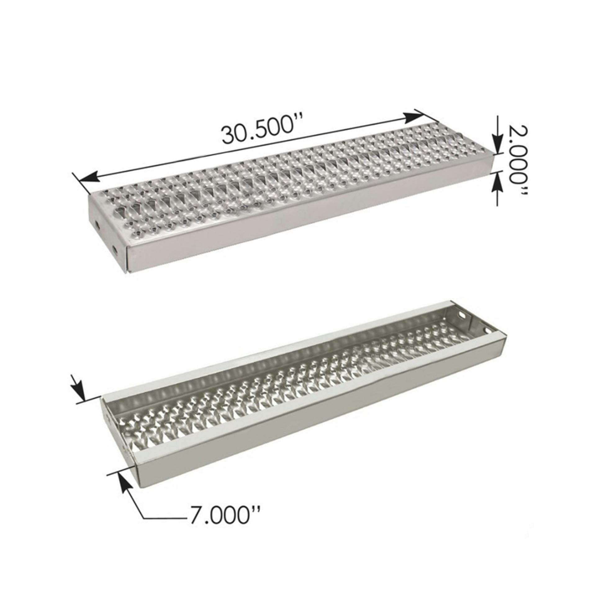 Aluminum Peterbilt 370-Series Fuel Tank Steps