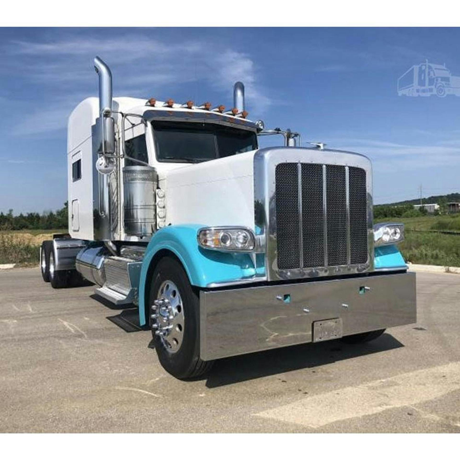 Peterbilt 362 Chrome Boxed End Bumper By Valley Chrome - Raney's Truck ...