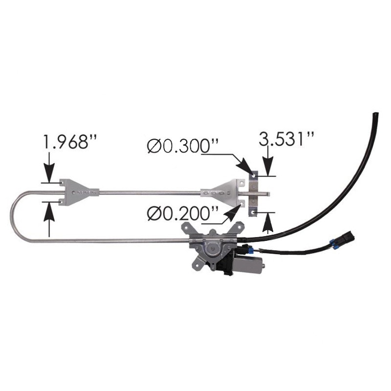 Kenworth T600 T800 Power Window Regulator R211010 R211010R - Raney's ...