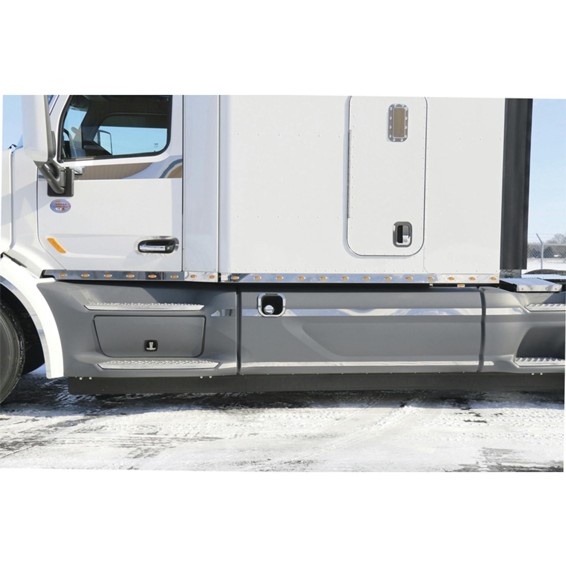 Peterbilt Stainless Steel Interior Sleeper Light Panel by 12 Gauge ...