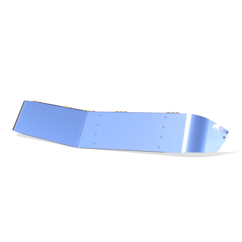 Kenworth T680 T880 W990 11" Drop Visor For Factory Stainless By ...