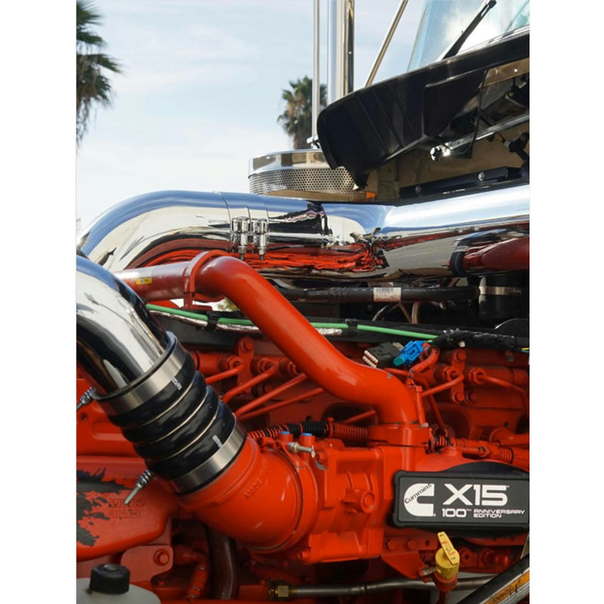 Peterbilt 579 Chrome Air Intake Grill - Raney's Truck Parts