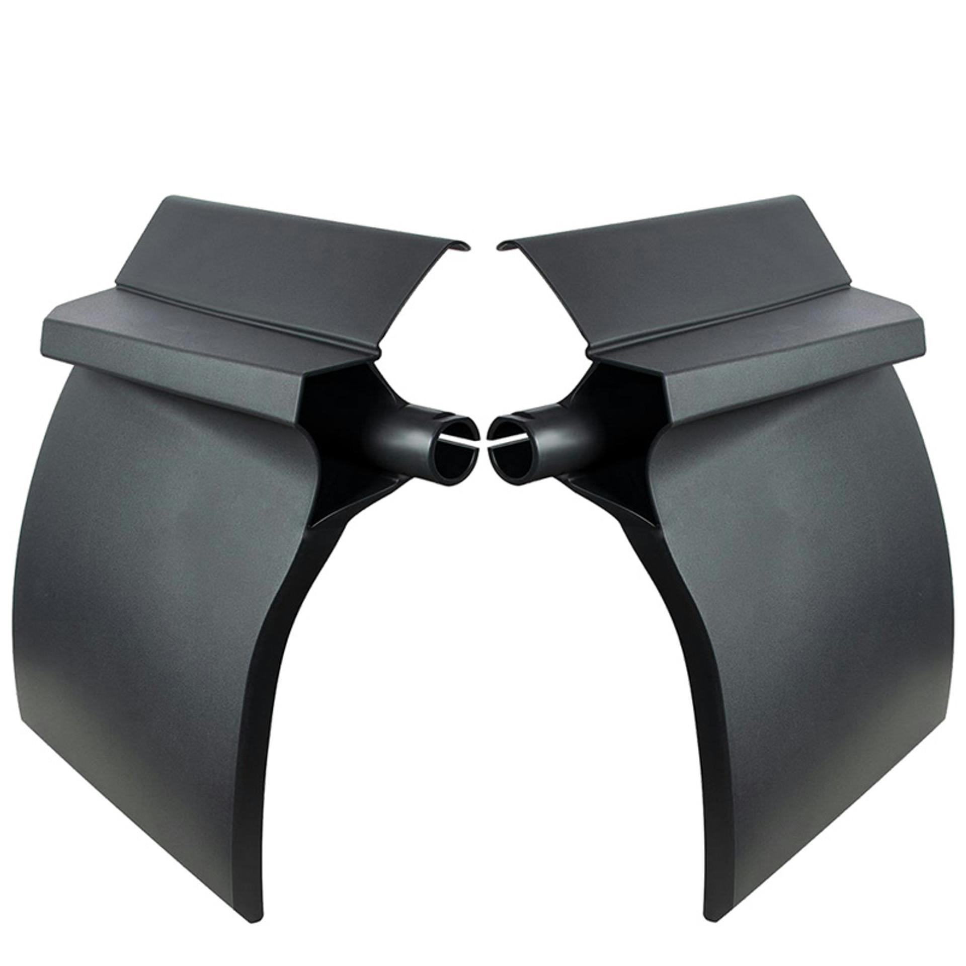 24" Black Poly Quarter Fender Kit - Raney's Truck Parts