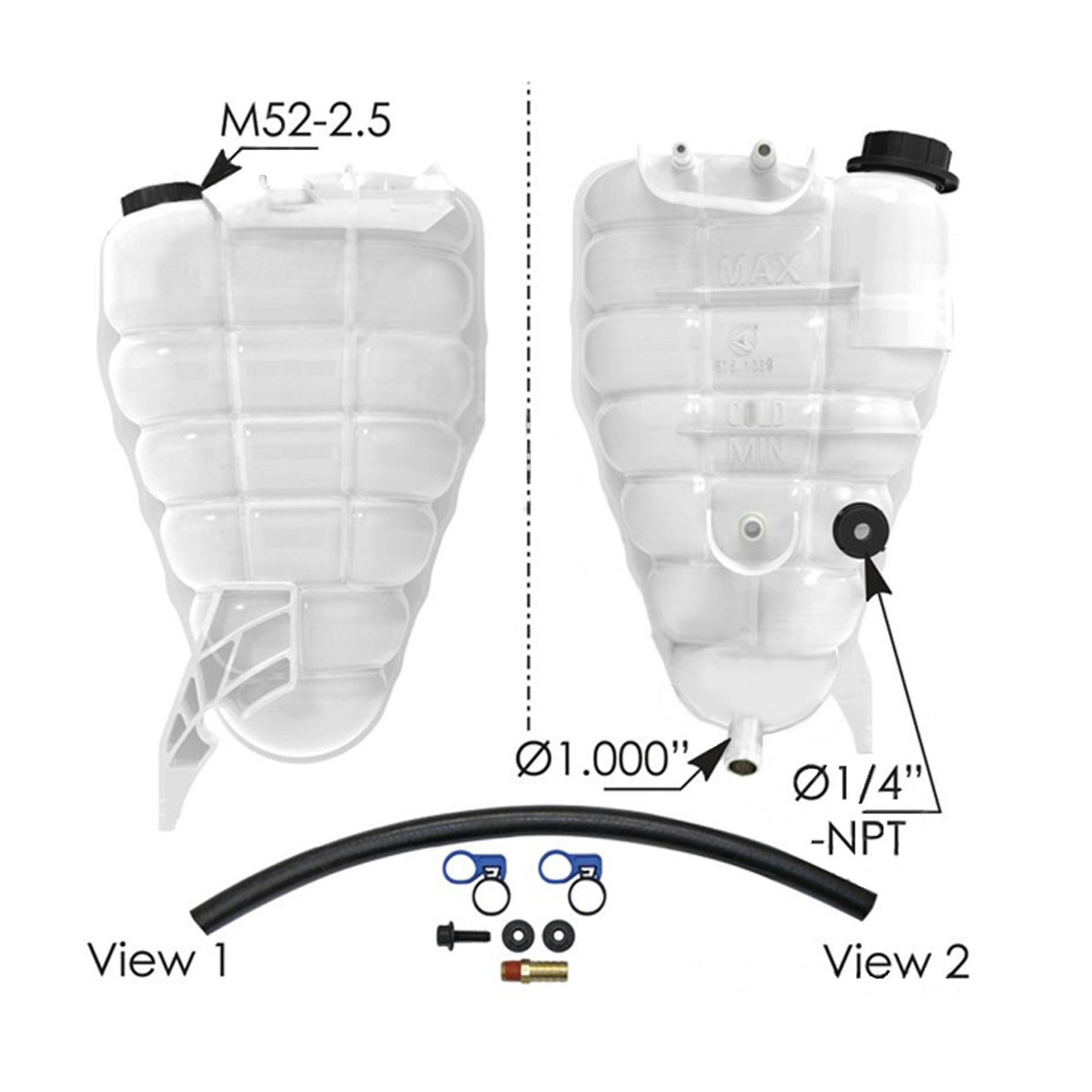 International Coolant Reservoir 1619114C5 2002105C3 2002105C2