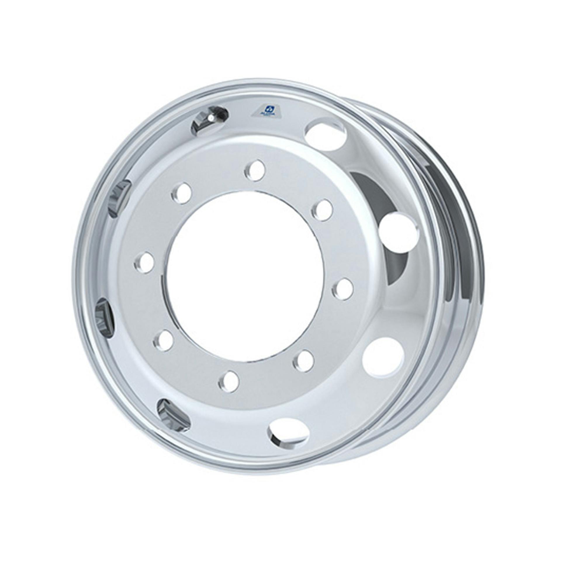 22.5" Alcoa Dura-Black Aluminum Wheel Hub Piloted - Raney's Truck Parts