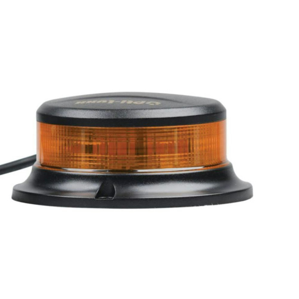 High Power LED Beacon Strobe Light Clear Amber Low Profile - Raney's ...