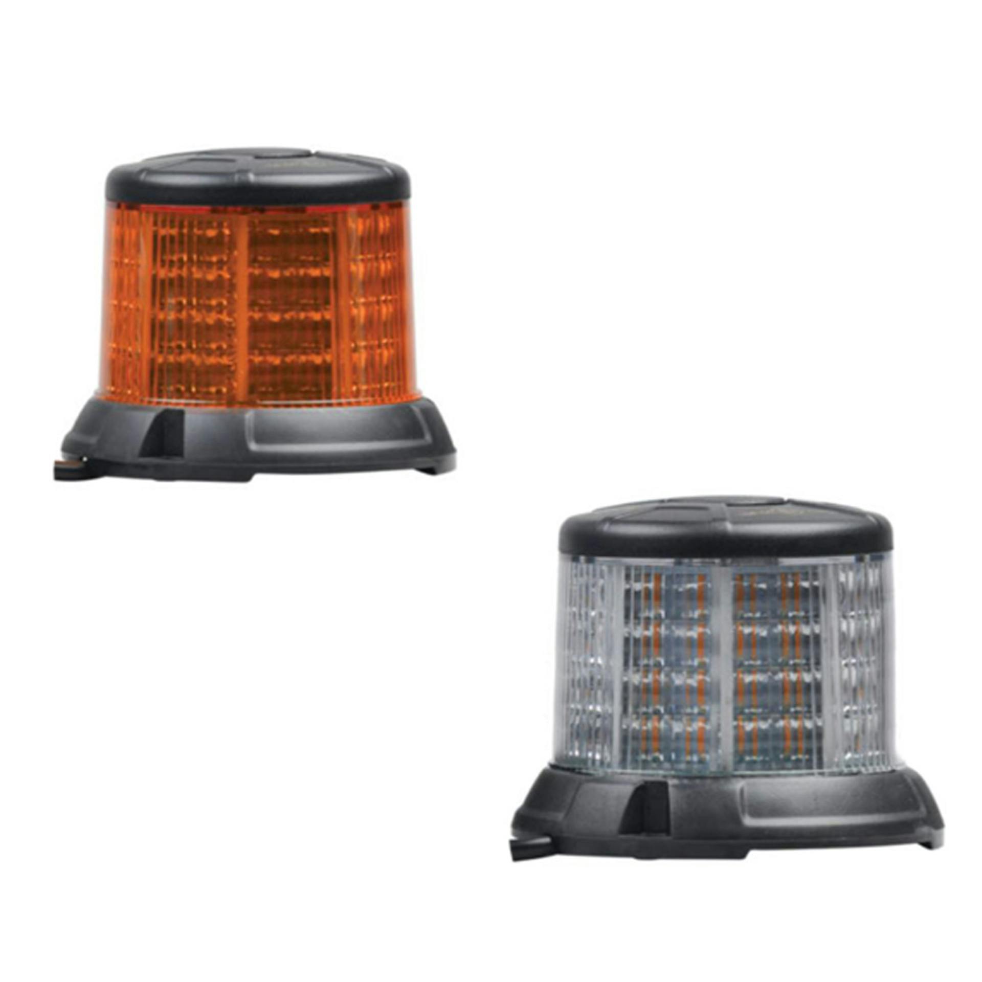 High Power LED Beacon Strobe Light Clear Amber Low Profile - Raney's ...