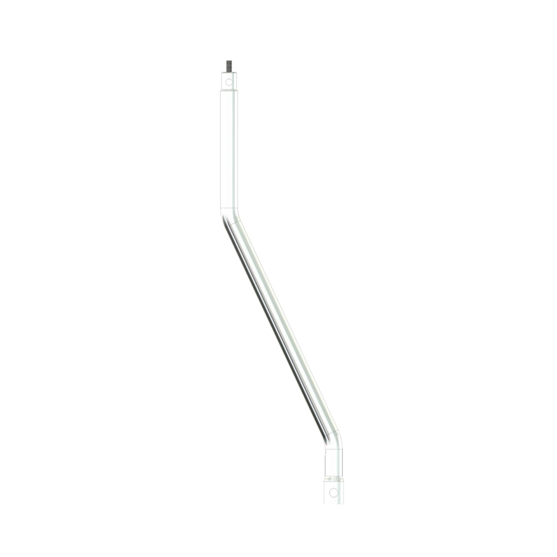 Peterbilt 379 389 Polished Stainless Steel Double Bend Shifter by ...