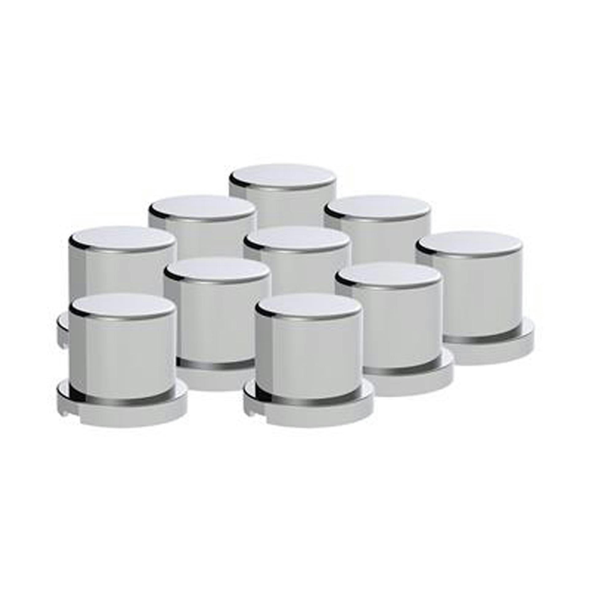 Lifetime Top Hat Nut Covers - Raney's Truck Parts