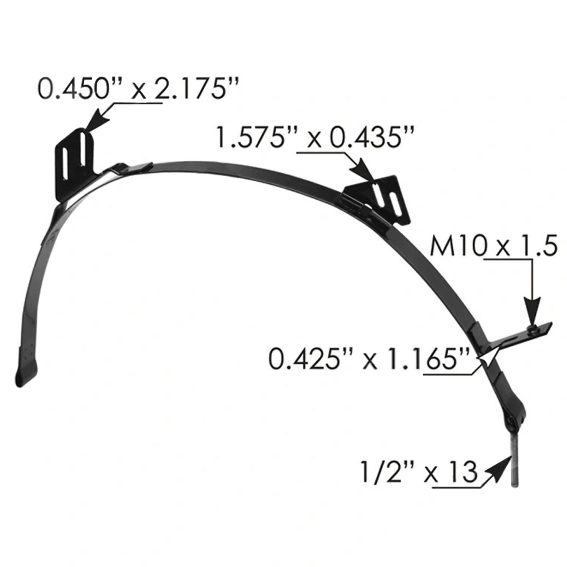 International Fuel Tank Strap Isolator 1517351C2 1666676C2 - Raney's ...