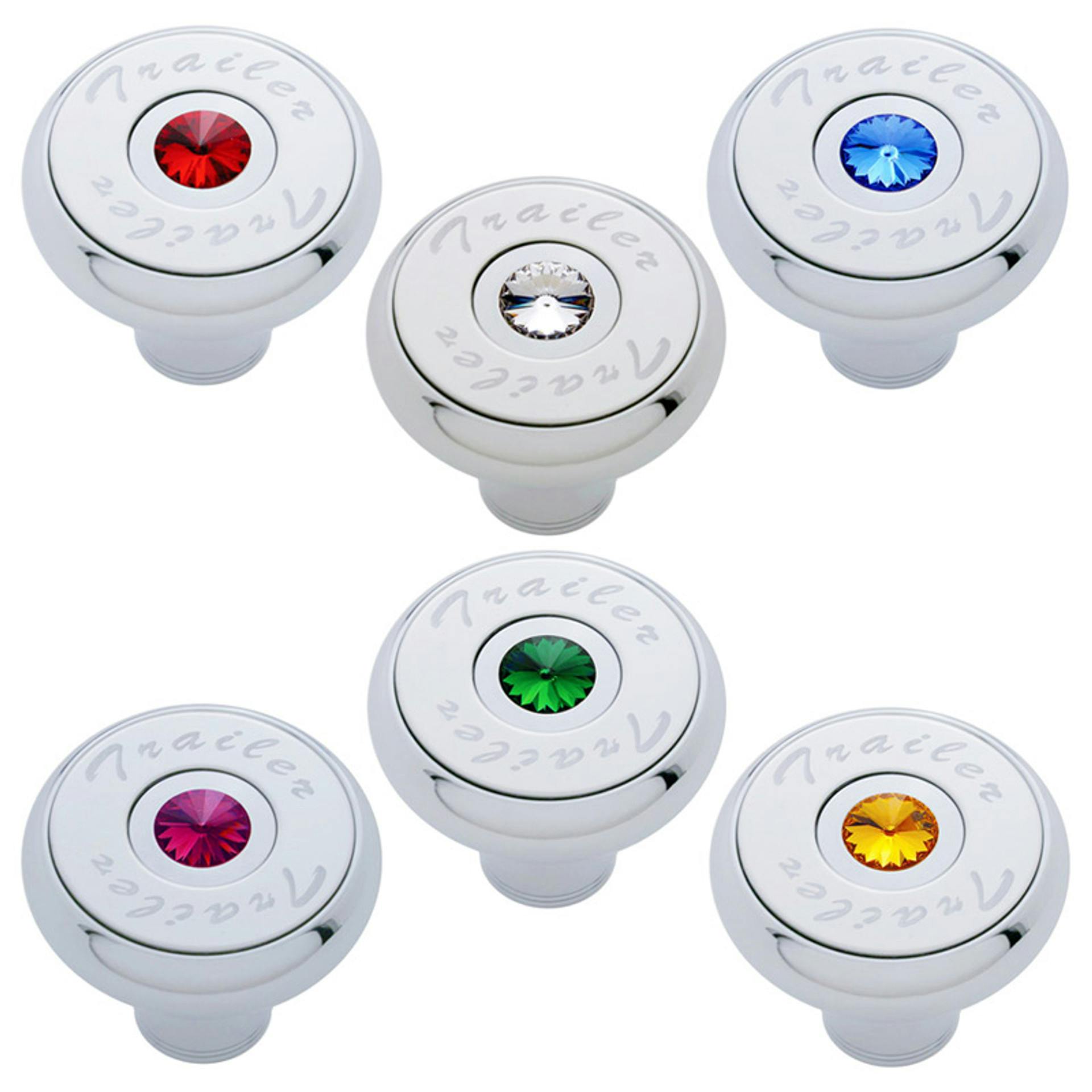 Trailer Air Supply and Parking Brake Early MV3 Type Air Valve Knob Kit ...