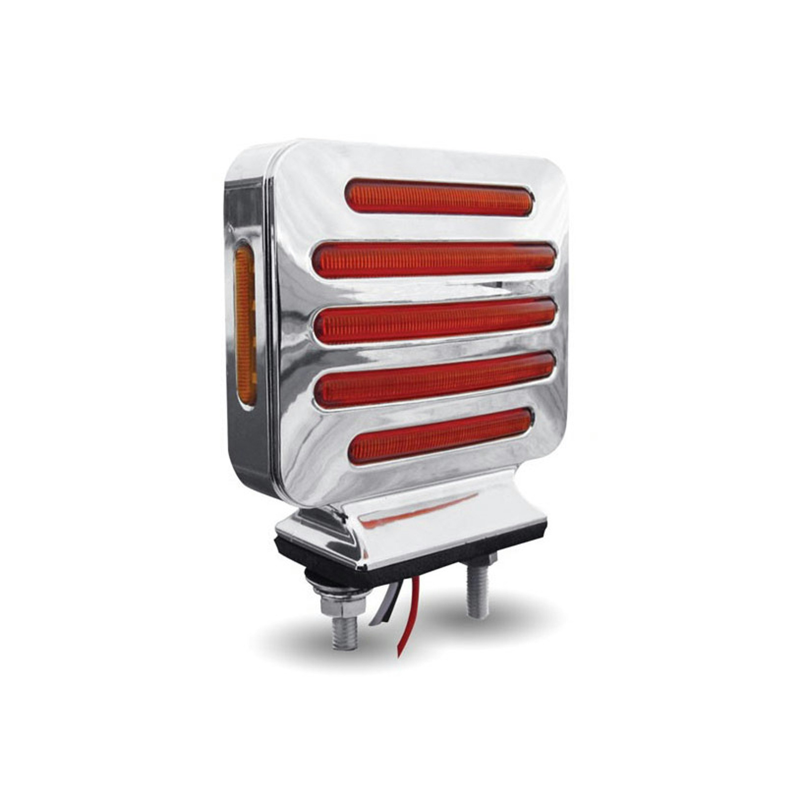 12" Double Face LED Light Bar Amber Front & Red Back - Raney's Truck Parts