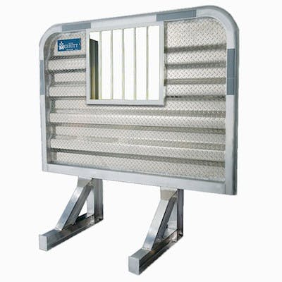 Dyna Light Security Headache Rack With Chain Racks & Full Bottom Tray ...